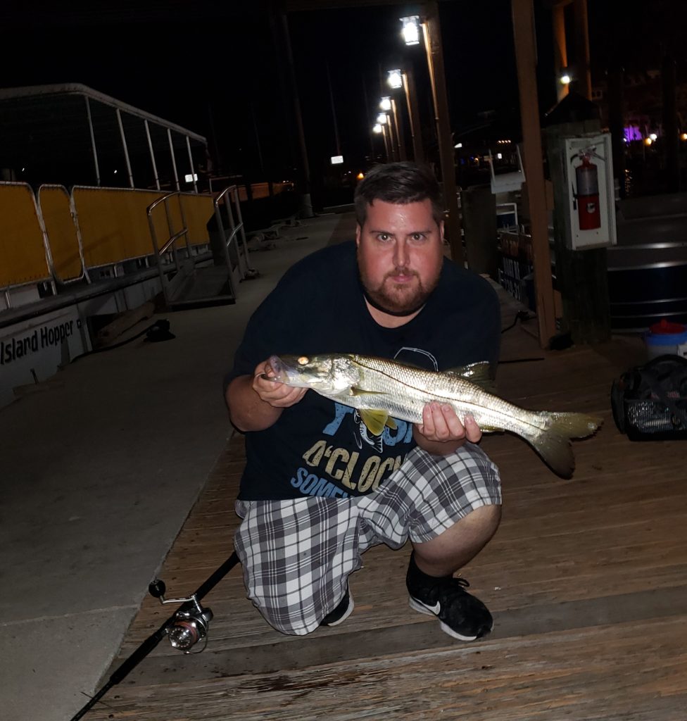 Snook Fishing With Finger Mullet - Fishing Florida Water LLC | Helping ...